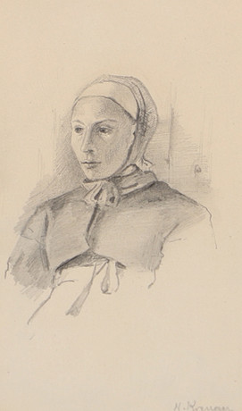 NILS KREUGER. "Kulla", drawing, signed N. Kreuger. Art - Drawings ...