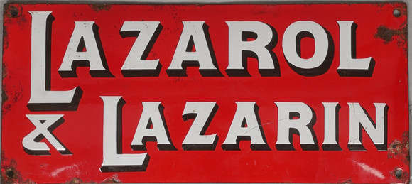 EMALJSKYLT, Lazarol & Lazarin, 1910-tal. Övrigt - Övrigt - Auctionet