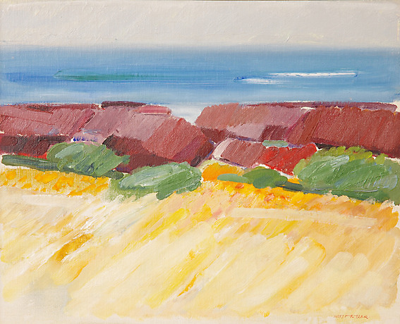 NILS MÖLLER. "Rocks at Skälderviken", oil on Board. Art - Paintings ...