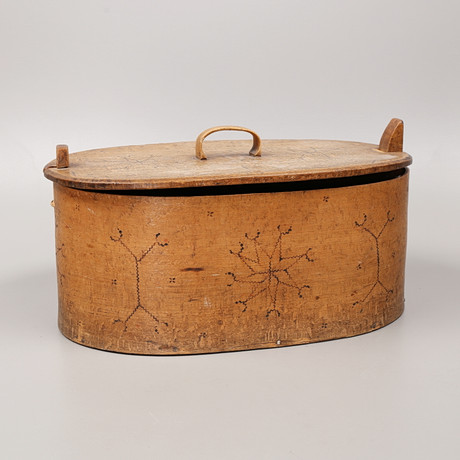 SVEPASK, allmoge, daterad 1794. Allmoge - Skålar & Skrin - Auctionet