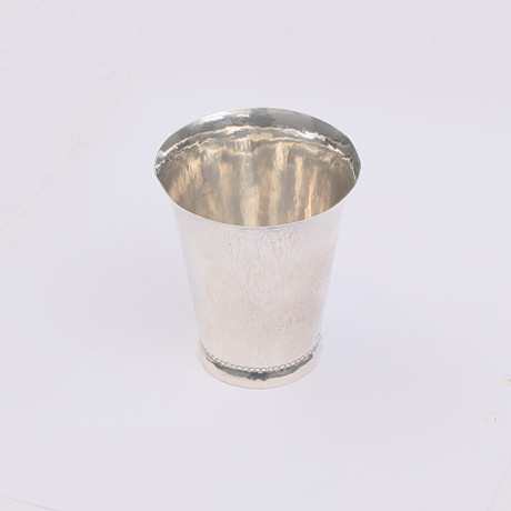 VAS, silver, med mynt Gustaf III i botten, årsbokstav D9. Silver ...