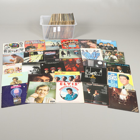 STORT ANTAL VINYL-LP-SKIVOR & SINGEL. Samlarföremål - Musikinstrument ...