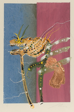 JUAN CANO. Mixed media, signed. Art - Paintings - Auctionet