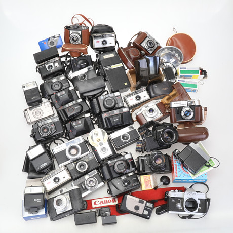 CAMERAS, A Collection and accessories. Photo, Cameras & Lenses ...