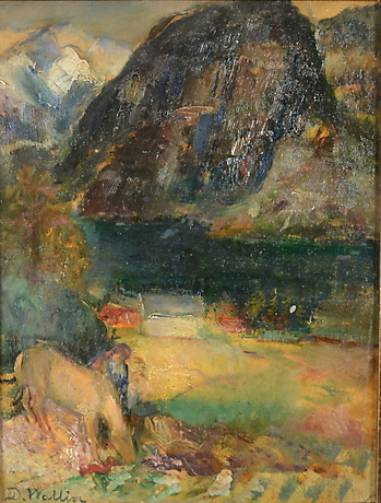 DAVID WALLIN. Oil on Board. Art - Paintings - Auctionet