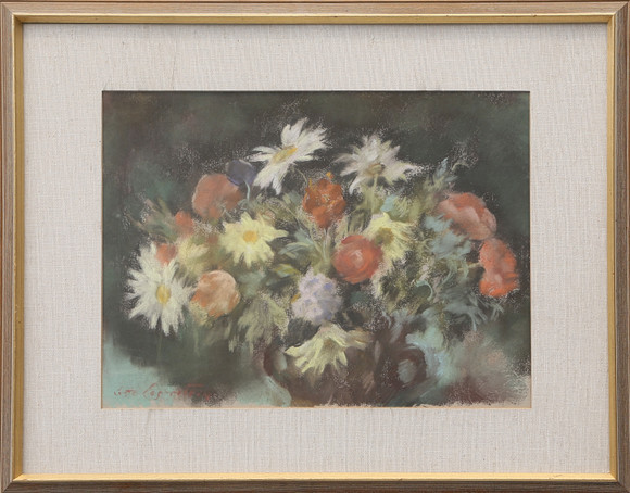 LOTTE LASERSTEIN. PASTELL on paper, signed, probably 1960s. Art ...