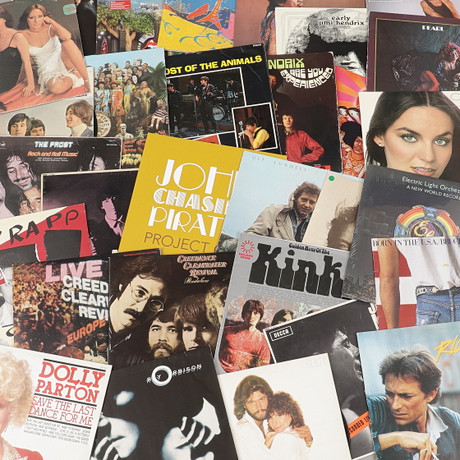 LP-SKIVOR, ca 40 st vinylskivor, 1960/70-tal. Övrigt - Övrigt - Auctionet