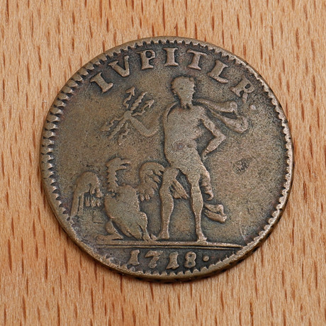 EMERGENCY COIN, 1 DALER SILVER COIN, SWEDEN, 1718. Coins, Medals ...