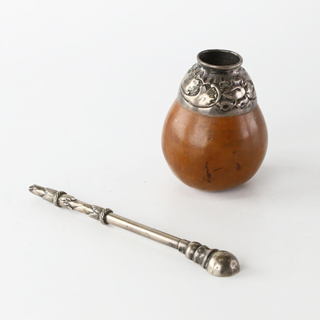 KALEBASS & BOMBILLA, silver, Sydamerika, 1900-tal. Silver & Metall ...