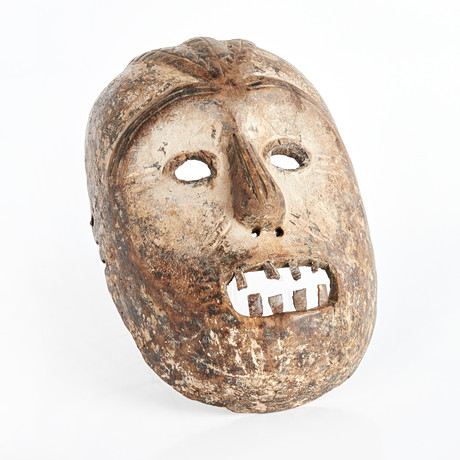 DANCE MASK, Kumu, Congo. Ethnographica - Auctionet