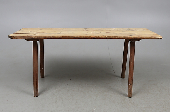 SLAUGHTER BENCH, folklore, 19th century. Furniture - Tables - Auctionet