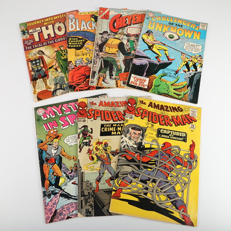 COMIC MAGAZINES, 7 pieces, "Spiderman" etc., USA, 1960s. Toys - Comics ...