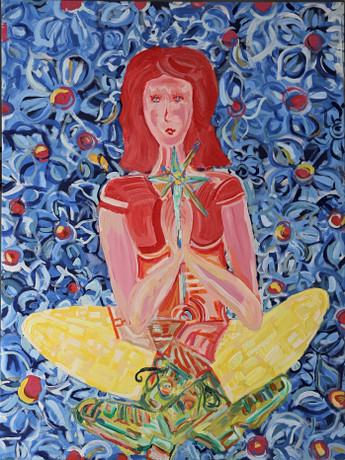 JEAN SCHÄFER. A girl. Art - Paintings - Auctionet