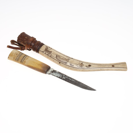 KNIFE, Sami work, mid-20th century. Weapons & Militaria - Edged weapons ...