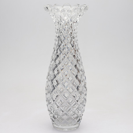 VAS, slipad kristall, 1900-tal. Glas - Bruksglas - Auctionet