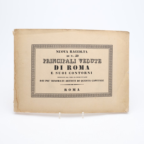 ROM. VERK FRÅN MITTEN AV 1800-TALET MED 50 HELSIDES KOPPARSTICK FRÅN ...