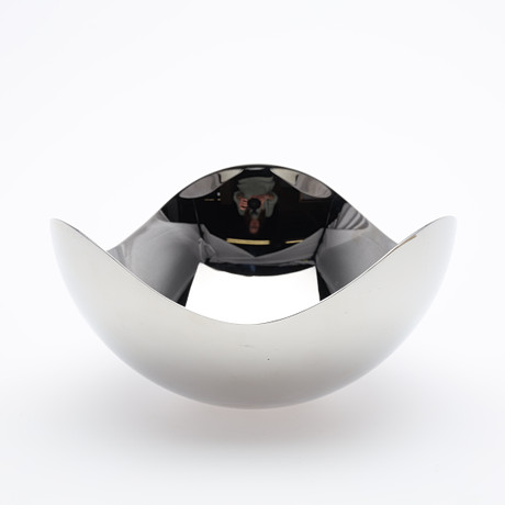 GEORG JENSEN. BOWL, stainless steel, "Bloom", Denmark. Silver & Metals ...