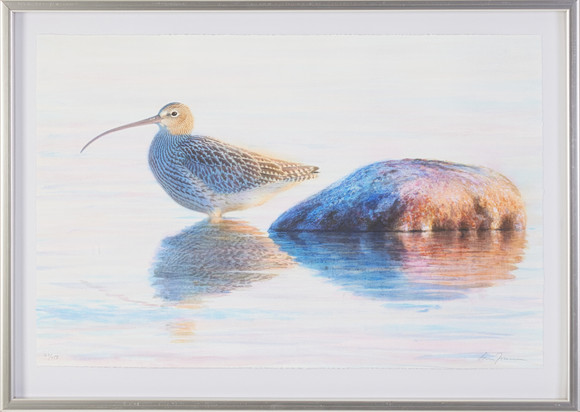 LARS JONSSON. Large print, signed and numbered 47/450, color lithograph ...