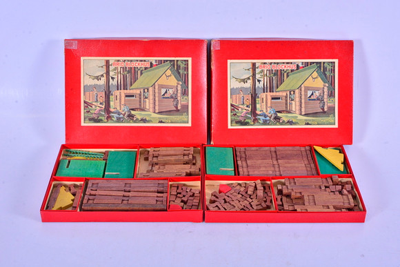 BRIO BLOCK HOUSE, building kits, 2 pieces, mid-20th century. Toys ...