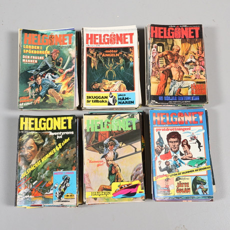 COMIC MAGAZINES, Helgonet, approx. 110 pcs. Toys - Comics - Auctionet