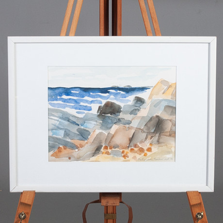 PER ENGSTRÖM. AKVARELL, Torekov, sept 02. Konst - Måleri - Auctionet