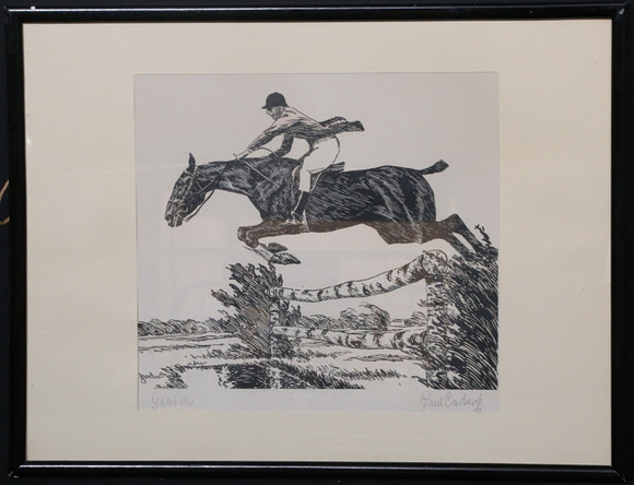 PAUL CASBERG. "Graven". Grafiskt blad. Signerad. Konst - Grafik - Auctionet