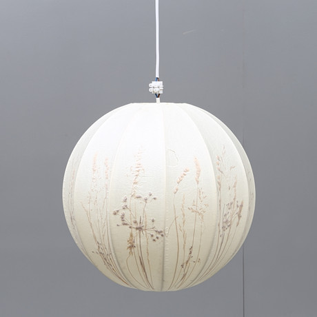 VANJA SORBON MALMSTEN. Taklampa "Pumpa", rispapper, 1900-talets andra ...