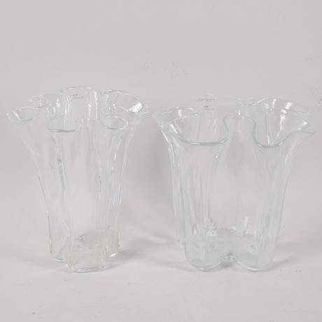 VASER, 2 st, glas, Muurla, Finland. Glas - Bruksglas - Auctionet