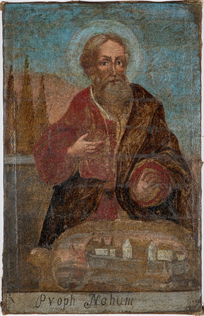OKÄND KONSTNÄR. 18th century, Prophet Nahum, oil on canvas. Art ...