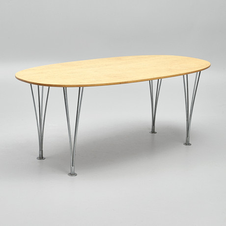 BRUNO MATHSSON / PIET HEIN, table, "Superellipse", Bruno Mathsson ...