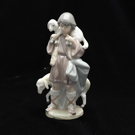 A LLADRO SHEPHERD BOY FIGURE. Ceramics & Porcelain - European - Auctionet