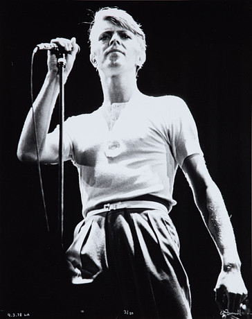 ED FINNELL. David Bowie, "Heroes Tour", Los Angeles, 3 April 1978 ...
