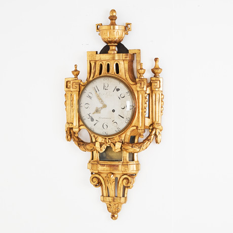JOHAN NYBERG (1740-1801). väggur, Stockholm, ca 1780-tal. Klockor & Ur ...