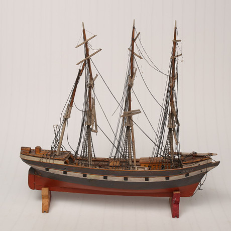 SAILING SHIP, wood, early 20th century. Miscellaneous - Technica ...