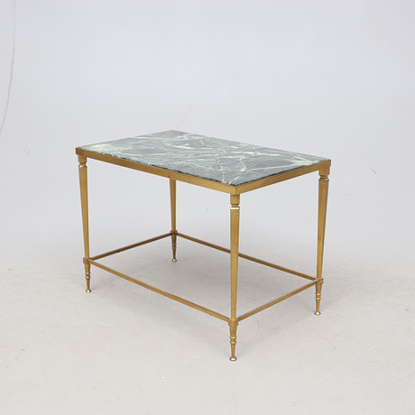 BORD, mässing/marmor, 1900-talets andra hälft. Möbler - Bord - Auctionet