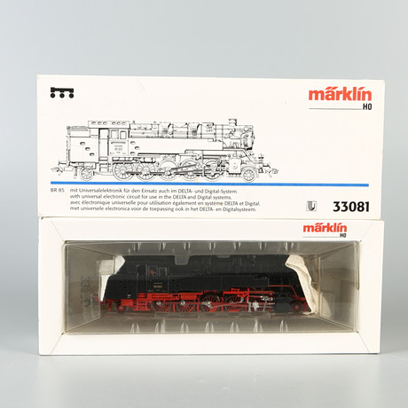 MÄRKLIN 33081 DR's steam locomotive BR 85, original packaging. Toys ...