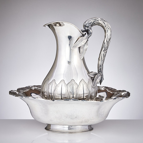 GUSTAF MÖLLENBORG - FERON. A Swedish mid 19th century parcel-gilt ...