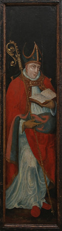 SPANISH SCHOOL, LAST THIRD OF THE 16TH CENTURY. Holy bishop. Art ...