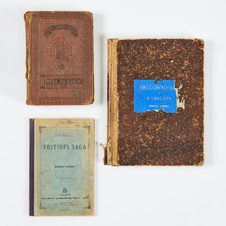 JOHN BAUER. JOHN BAUER - 3 books from Bauer's library, all with ...