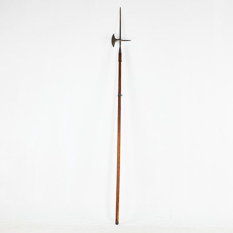 HILLEBARD, svensk, kallad m/1697, järnskodd stång. Vapen & Militaria ...