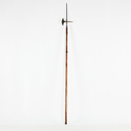 HILLEBARD, Swedish, called m/1697, iron shod bar. Weapons & Militaria ...