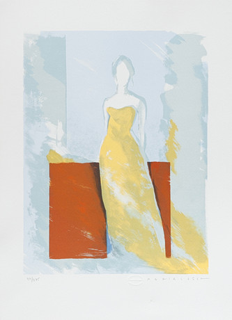 MARIA LAGER. Color lithographs, 2 pieces, signed and numbered 47/275 ...