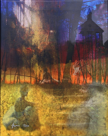KC J-SON. "Dance in the Garden". Giclee print, signed and numbered 17/ ...