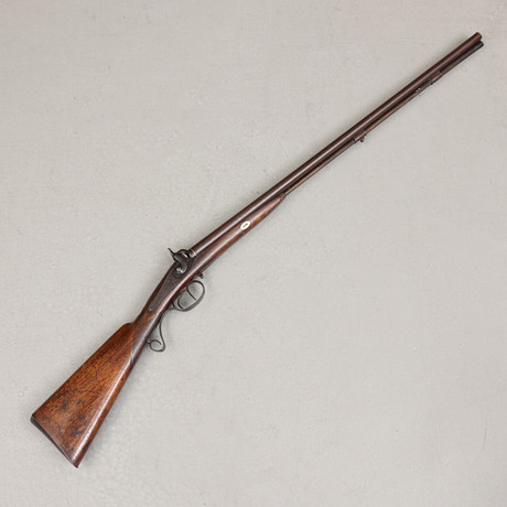 BLOCK RIFLE, double barrel, Störmer Göttingen around 1850. Weapons ...