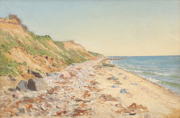 PETER ADOLF PERSSON. Coastal picture, signed. Art - Paintings - Auctionet