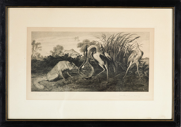 ROBERT HAGLUND. after Frans Snyders, "Fable of the Fox and the Heron ...