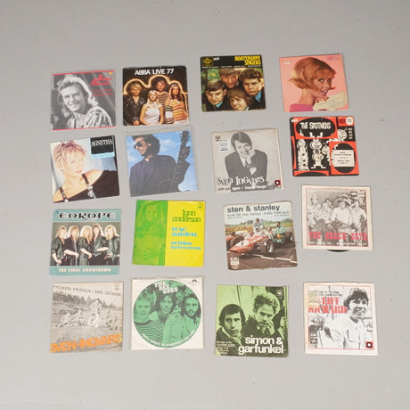 SKIVOR VINYL, EP och singlar, ca 100 st. Övrigt - Övrigt - Auctionet