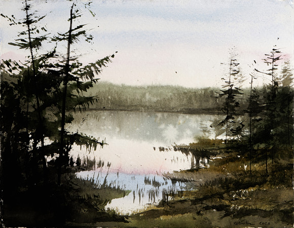 PETER EUGÉN (Sweden, born 1978), Water glitter, signed and dated 2023 ...