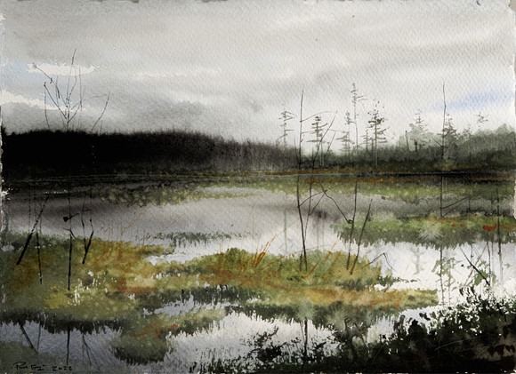 PETER EUGÉN (Sweden, born 1978), Tjärn, signed and dated 2023 ...