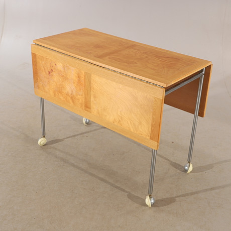 BRUNO MATHSSON. Flap table on wheels, "Berit". Furniture - Tables ...